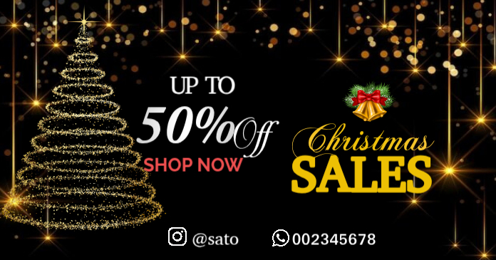 Christmas sales Template | PosterMyWall