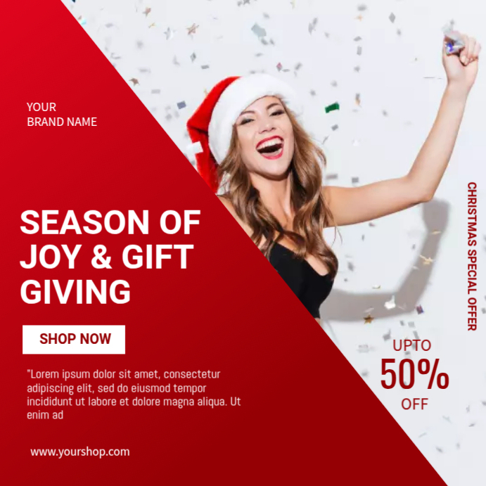 Christmas sales Template | PosterMyWall