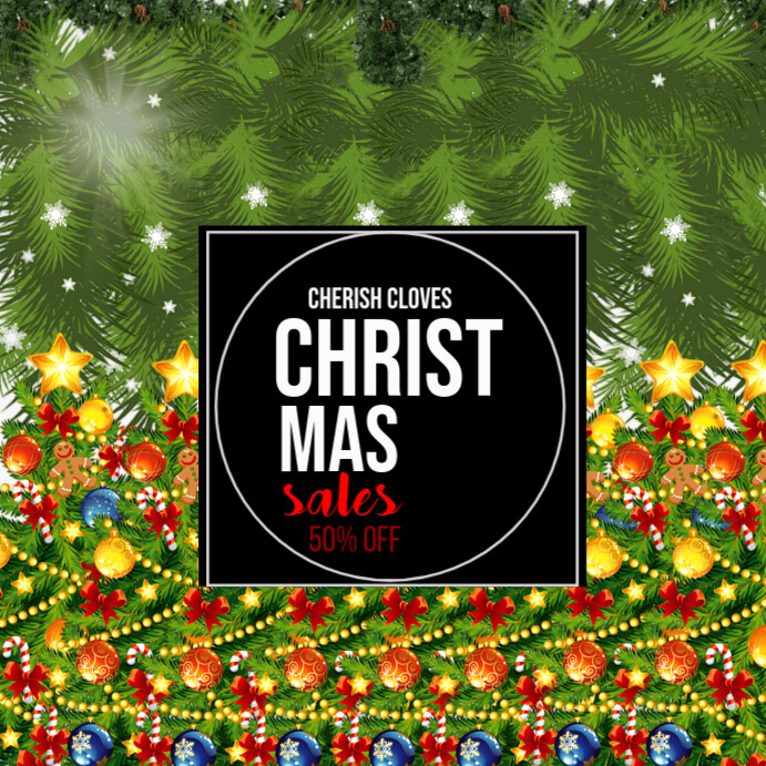 christmas sales Template | PosterMyWall