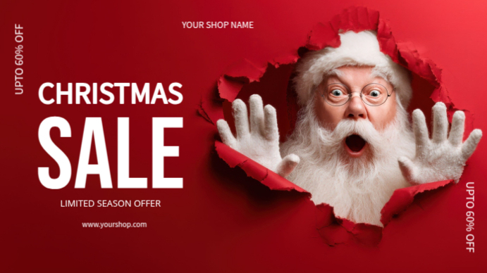 Christmas sales Template | PosterMyWall