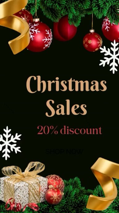 Christmas sales Template | PosterMyWall
