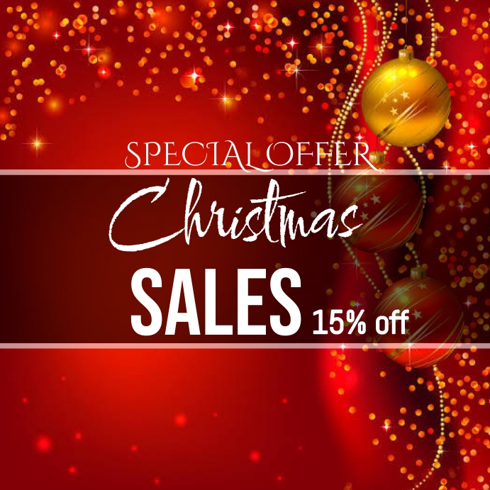 Christmas sales Template | PosterMyWall