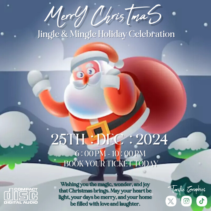 Christmas santa Template | PosterMyWall