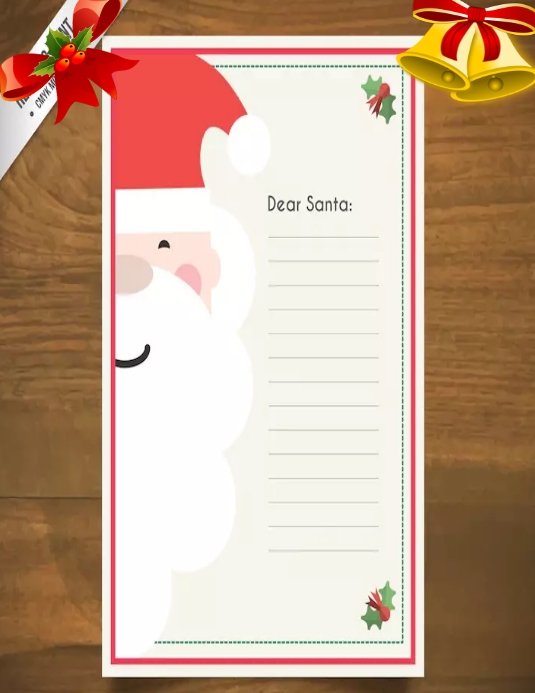 Christmas Santa flyer Template | PosterMyWall