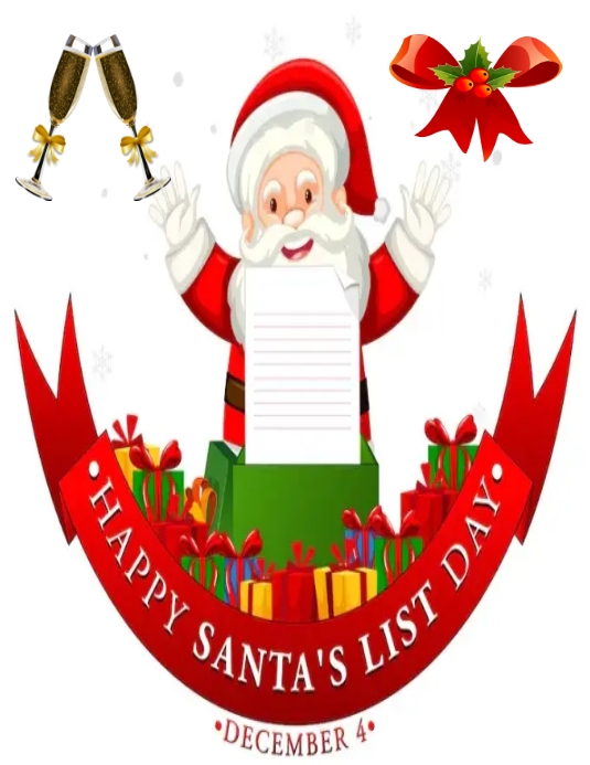 Christmas Santa flyer Template | PosterMyWall