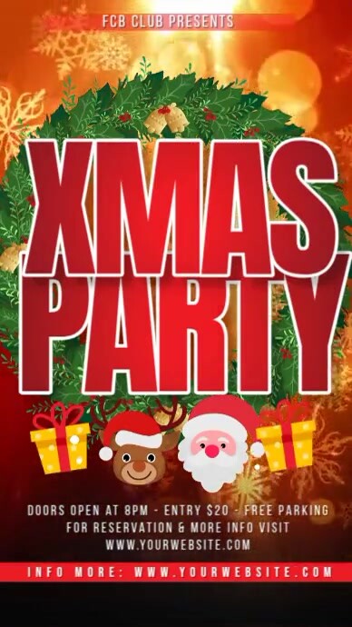 Christmas Santa Party Template | PosterMyWall