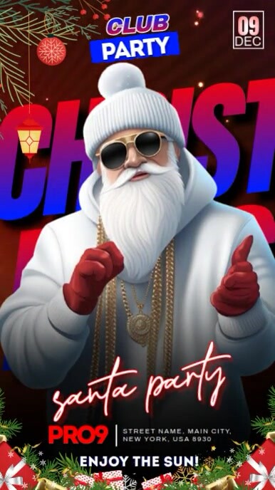 Copy of Christmas Santa Party | PosterMyWall