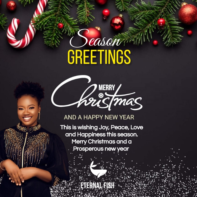 Christmas season greetings Template | PosterMyWall