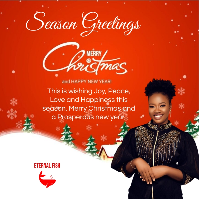 Copy of Christmas season greetings | PosterMyWall