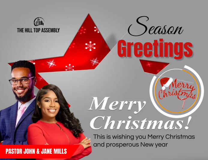 Christmas season greetings Template | PosterMyWall