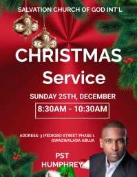 Christmas service Template | PosterMyWall