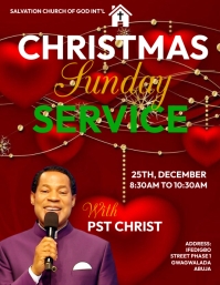 Christmas service Template | PosterMyWall
