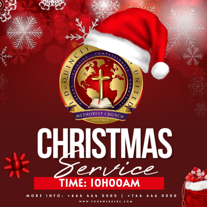 Christmas service Template | PosterMyWall