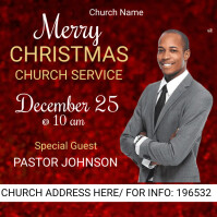 Christmas service Template | PosterMyWall