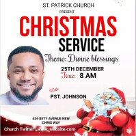 Christmas service Template | PosterMyWall
