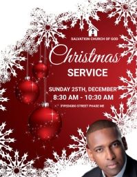 Christmas service Template | PosterMyWall