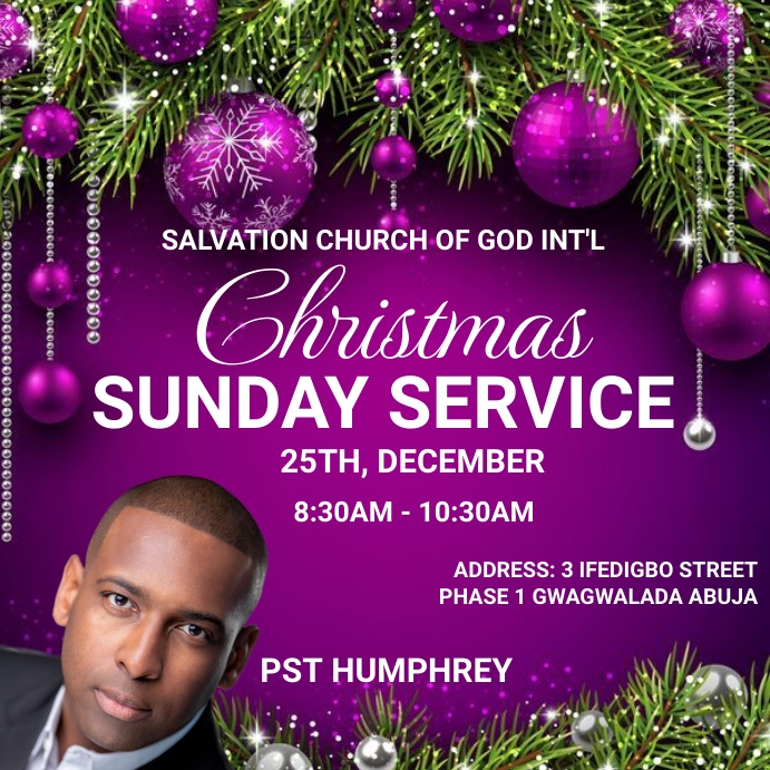 Christmas service Template | PosterMyWall
