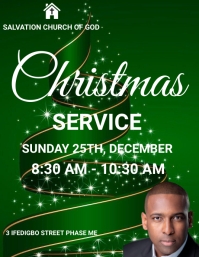 Christmas service Template | PosterMyWall