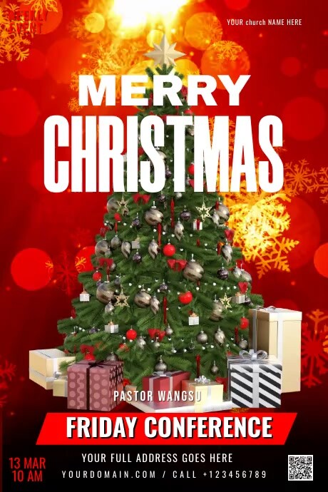 christmas service Template | PosterMyWall