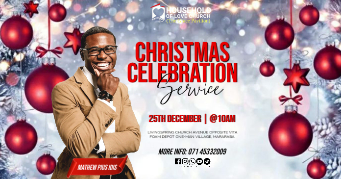 Christmas service Template | PosterMyWall