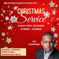 Christmas service Template | PosterMyWall