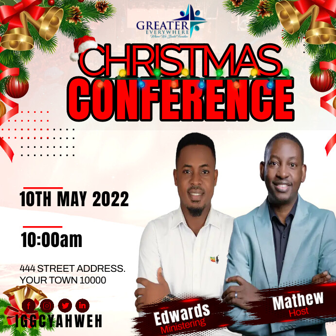 CHRISTMAS SERVICE | PosterMyWall