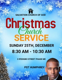 Christmas service Template | PosterMyWall