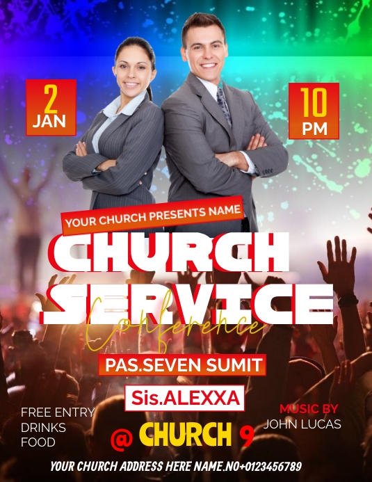 Copy of CHRISTMAS service | PosterMyWall