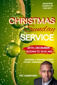 Christmas service Template | PosterMyWall