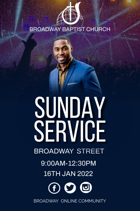 Christmas Service Template | PosterMyWall