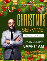 CHRISTMAS service Template | PosterMyWall