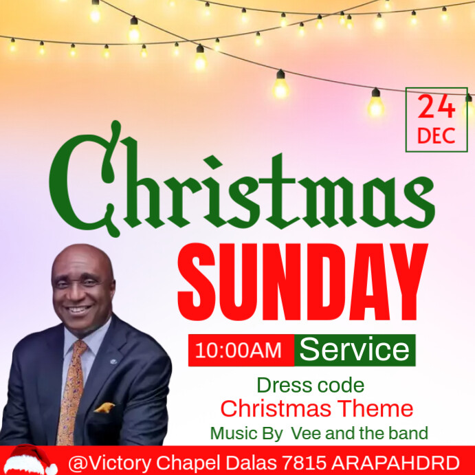 Christmas service flyer Template | PosterMyWall
