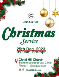 Christmas service Template | PosterMyWall