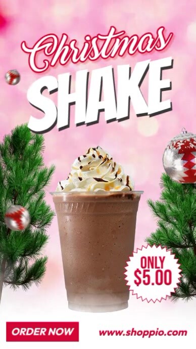 Copy of Christmas Shake | PosterMyWall
