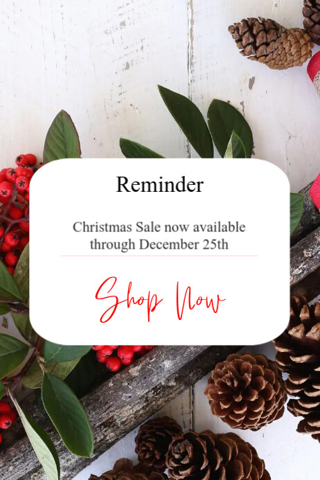 Christmas Shop Poster Template | PosterMyWall