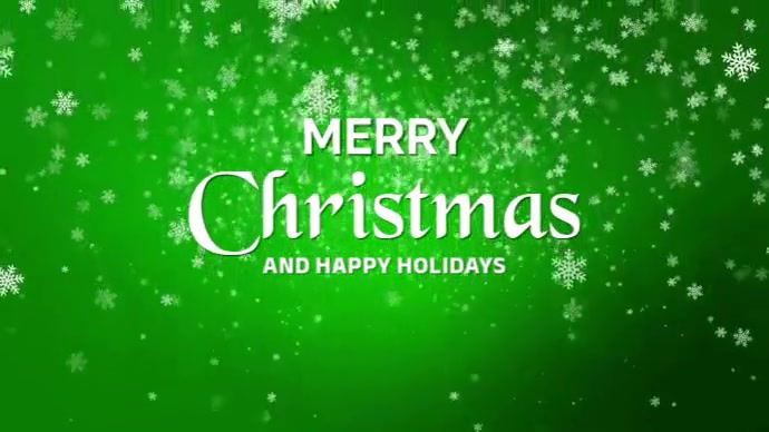 Plantilla de christmas snow loop video | PosterMyWall