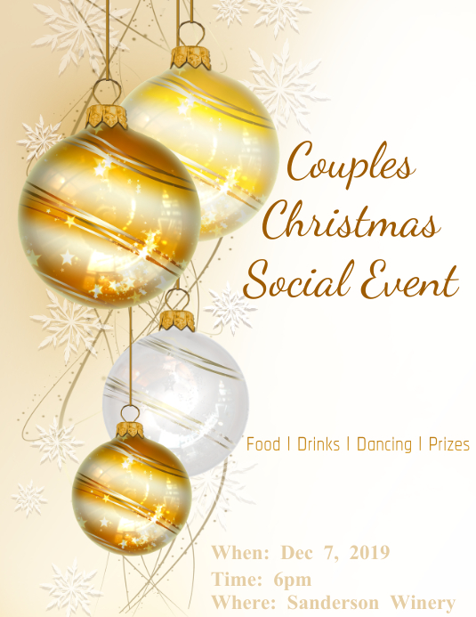 Christmas Social Template | PosterMyWall