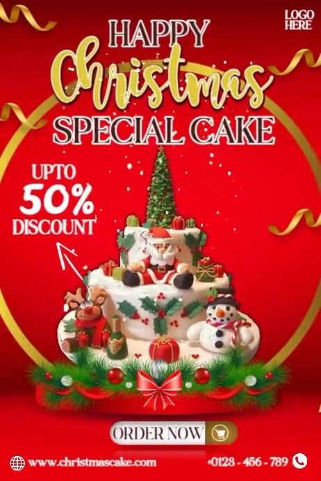 Christmas Special Cake (1) Template | PosterMyWall