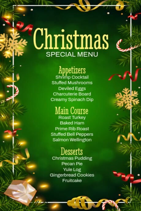 Christmas Special Menu Template | PosterMyWall