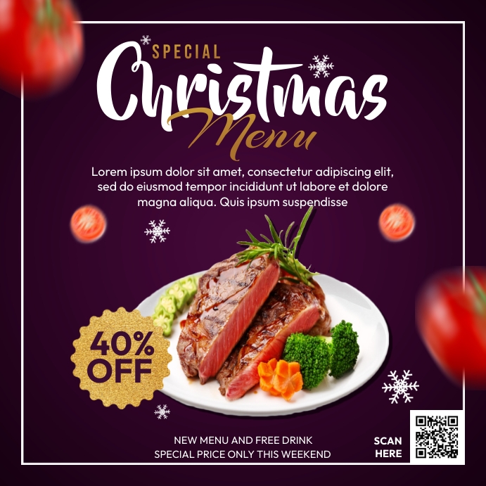 Copy of Christmas Special Menu | PosterMyWall