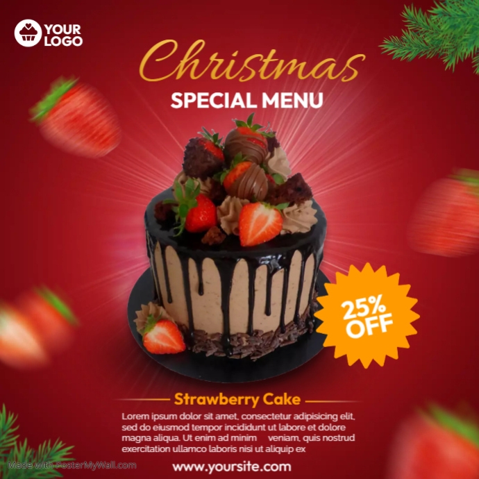 Christmas Special Menu Template | PosterMyWall