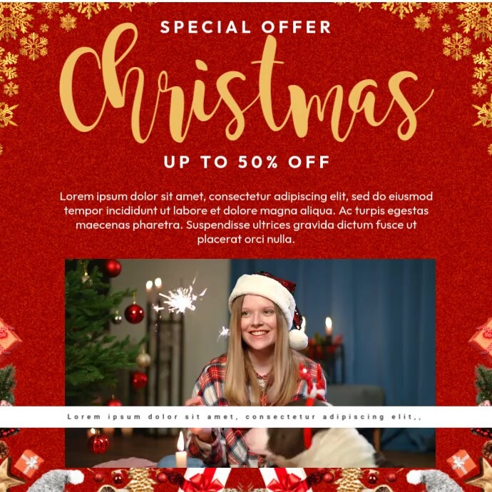 Christmas Special Offer Template | PosterMyWall