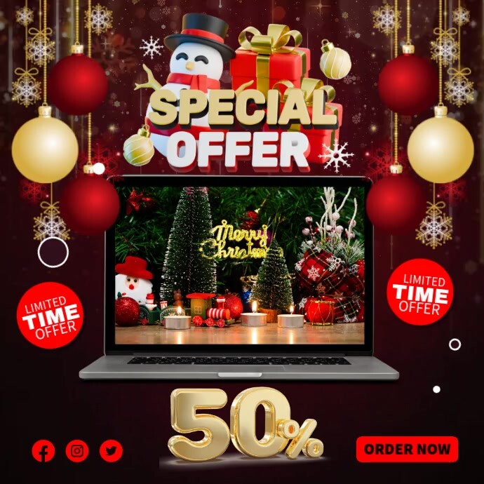 Copy of Christmas Special Offer | PosterMyWall
