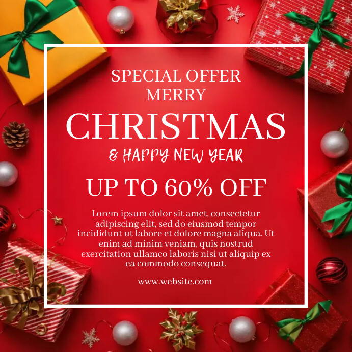 Christmas Special Sale Template | PosterMyWall