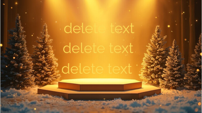 Christmas stage backdrop Template | PosterMyWall