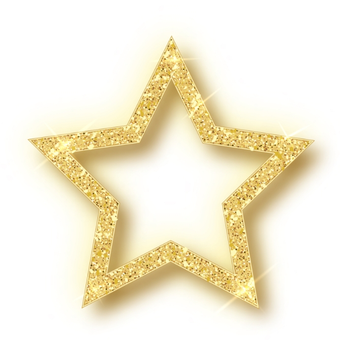 Copy of Christmas star isolated with background | PosterMyWall