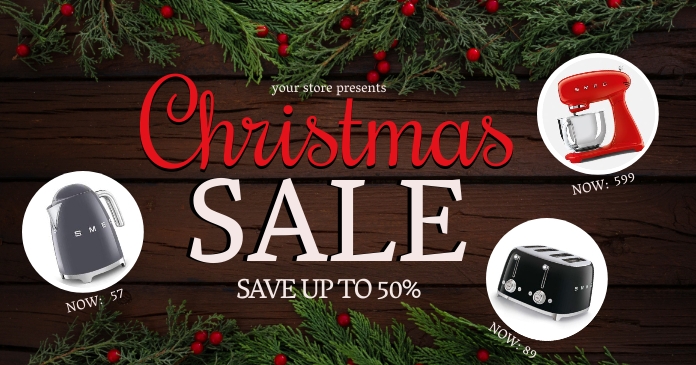 Copy of CHRISTMAS STORES SALE Flyer Template | PosterMyWall