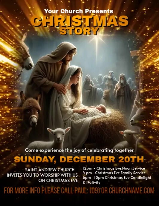 Christmas story Template | PosterMyWall