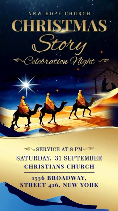 Christmas Story Template | PosterMyWall