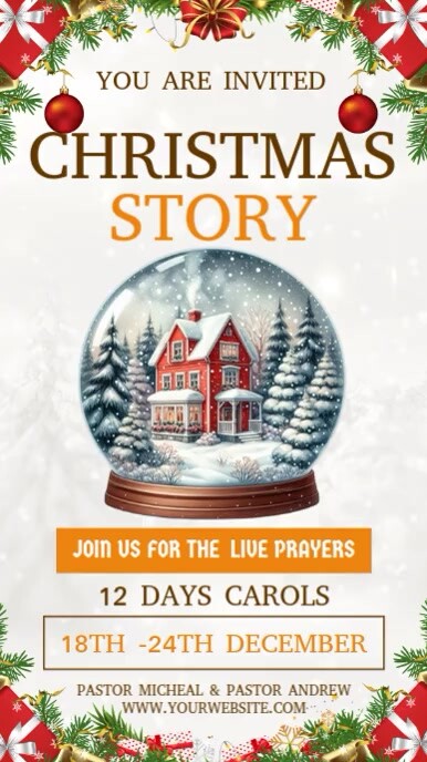 Christmas Story Template | PosterMyWall